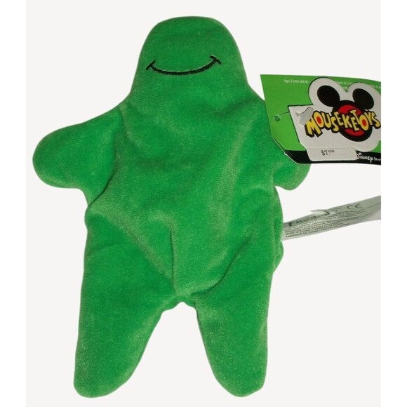 Disney | Toys | Disney Store Mouseketoys Green Flubber Plush Toy Bean ...